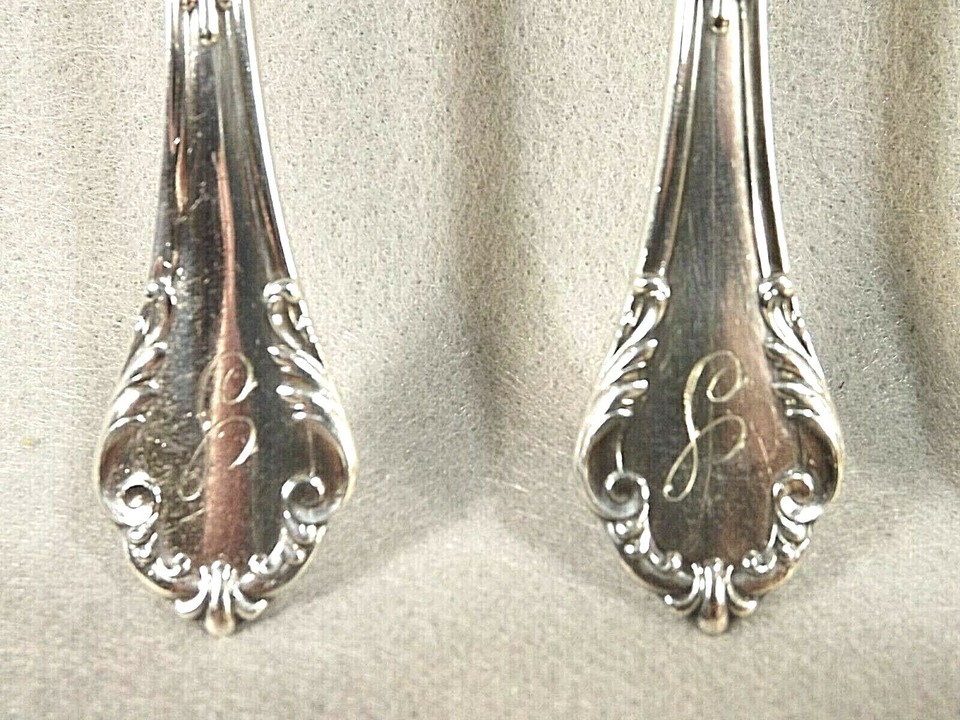 Reed & Barton Cecil 5 Tablespoons 1899 Silverplate Flatware Serving ...