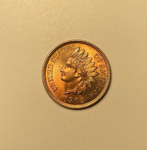 1903 Indian Head Cent Uncirculated MS RD | eBay