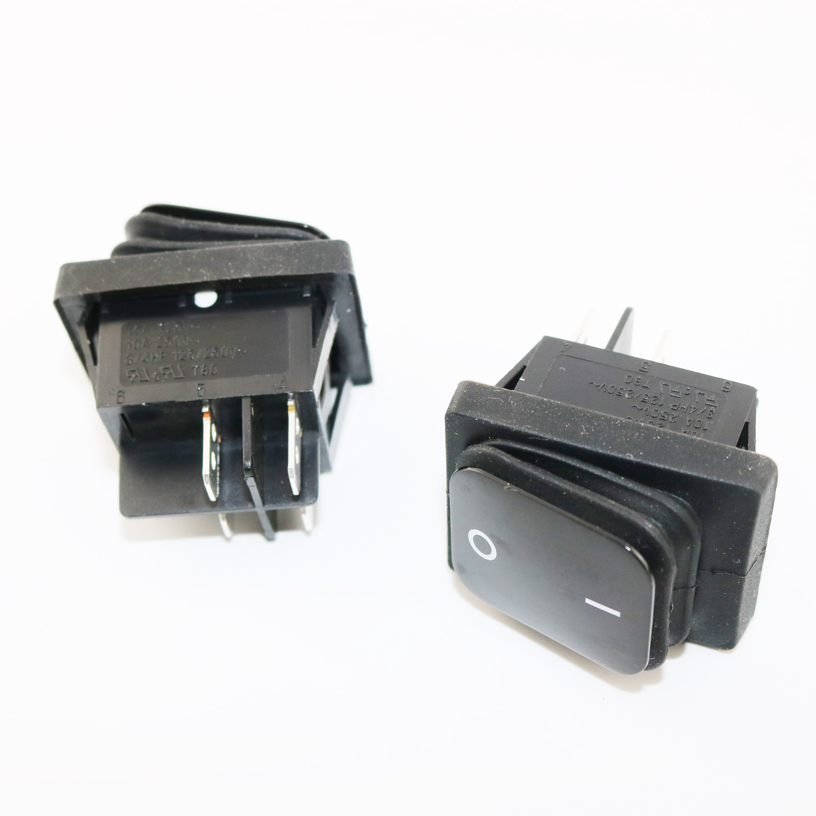 RLEIL RL2 4 Pin AC 250V/125V 16A/10A ON/OFF Button Waterproof Boat ...