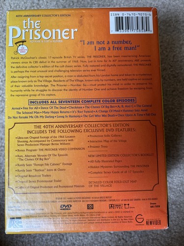 The Complete Prisoner Megaset 40th Anniversary Collectors Edition (DVD ...