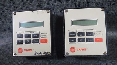 (1) TRANE COMM LINK CHILLER DISPLAY INTERFACE 24 VAC MODEL: X13650483 ...
