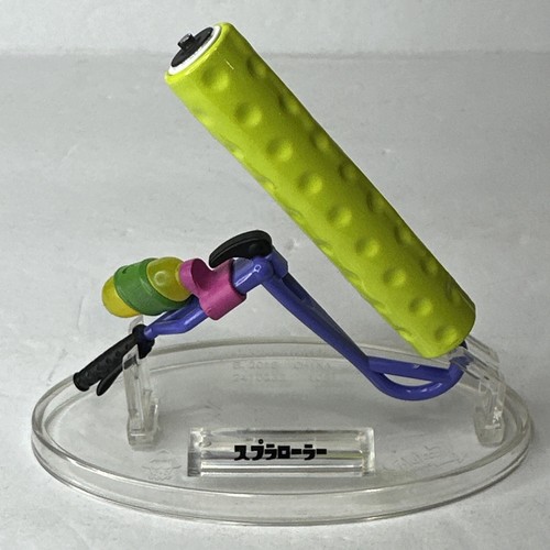 2018 Splatoon Buki Weapons 2" Splat Roller Green Yellow Ink Replica ...