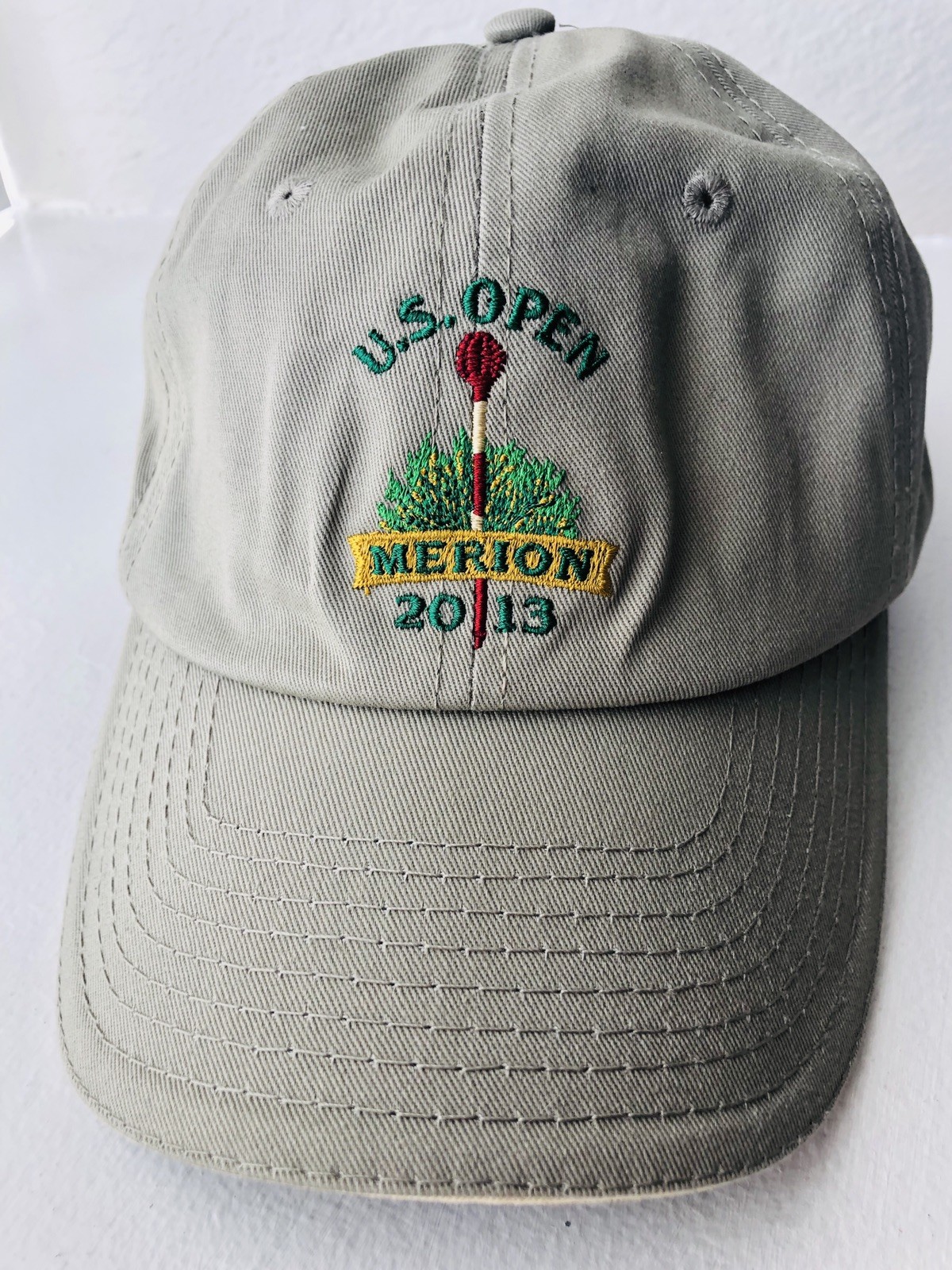 2013 US Open Merion Golf Club USGA Member Khaki Golf Hat Adjustable ...