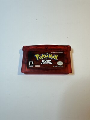 Pokemon Ruby Version Gameboy Advance Cartridge Authentic | eBay