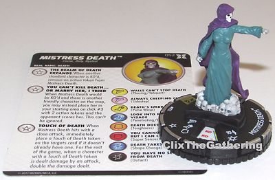 MISTRESS DEATH 052 Deadpool and X-Force Marvel HeroClix Super Rare | eBay