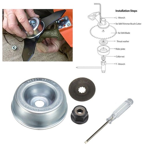 4PC For Stihl Strimmer FS360 Metal Blade Fixing Kit Gear Head | eBay UK