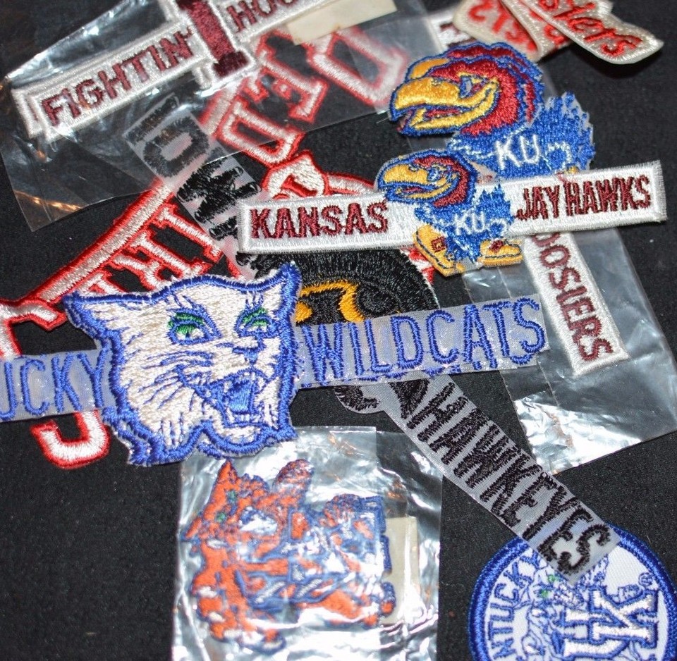 College Patches Vintage Iron-on Embroidered for Jacket Backpack Hat ...