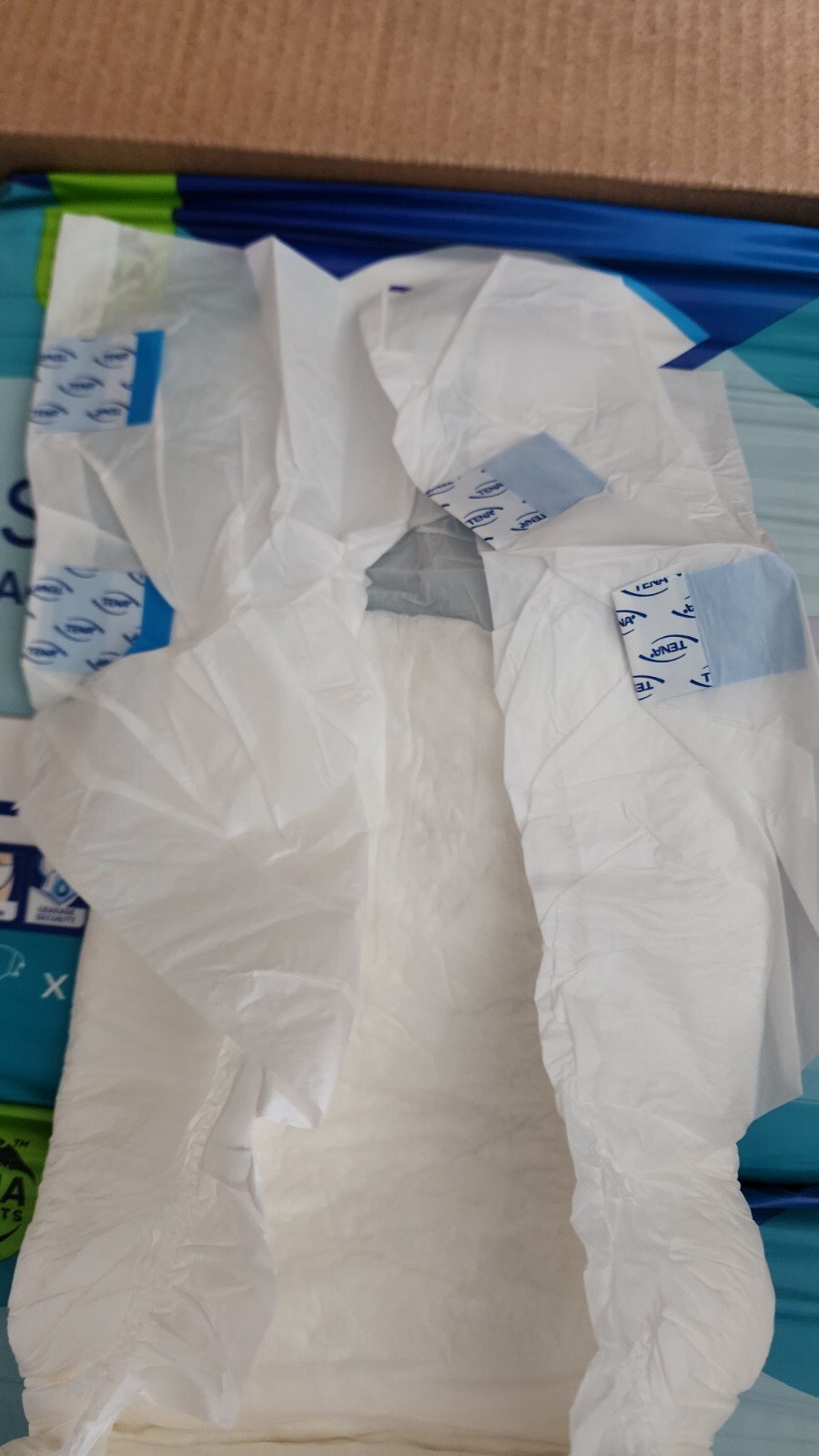 Tena Slip Ultima plastic backed Large Adult Diapers. ABDL Case of 63 ...