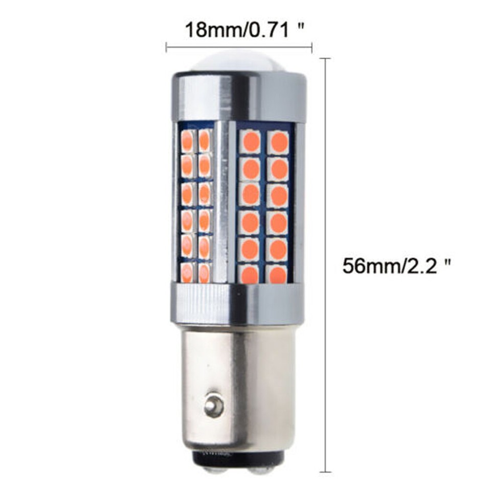 2x 1157 LED Red Brake Tail Turn Signal Light Bulbs For Chevrolet C10 ...