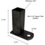 1" Fence Mounting Bracket Decorative Square Steel Tube Rail FIT INSIDE ...