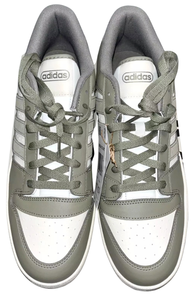 New ADIDAS MEN 11.5 BREAK START IH7966 SHOES SILVER PEBBLE CHALK NWT ...