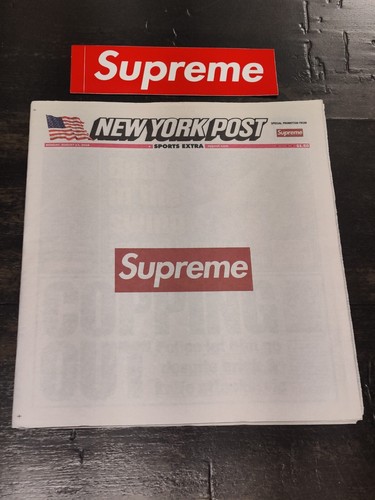 Supreme New York Post Special Promotion Newspaper (Sports Extra) August ...