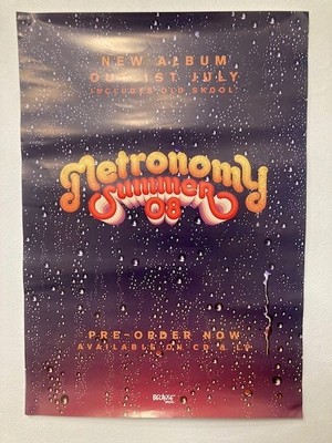 Metronomy Summer 08 poster UK Because 2016 promotional poster for album ...