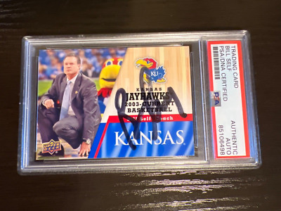 PSA Bill Self Kansas Jayhawks Coach Signed Autograph Auto Upper Deck | eBay