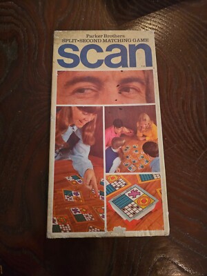 SCAN Card Game Split Second Matching Game 1970 Vintage | eBay