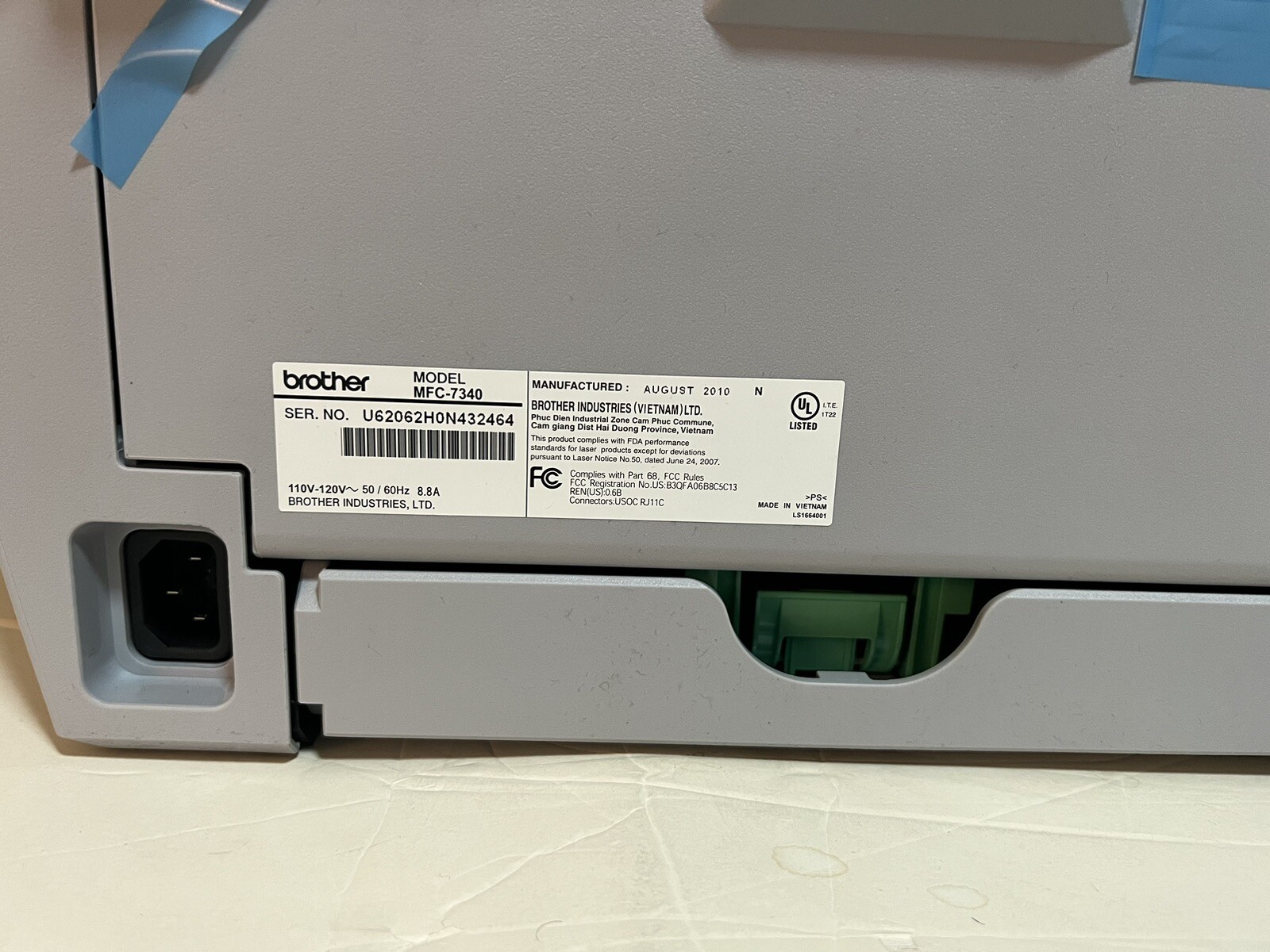 Brother MFC-7340 All-In-One Laser Printer for sale online | eBay