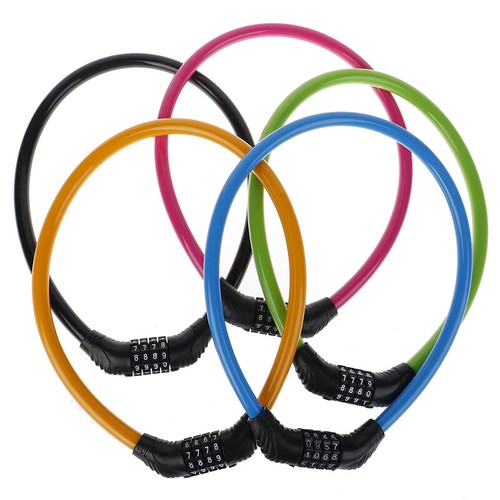 Bike Lock 4 Digit Code Combination Bicycle Lock Bicycle Security ...