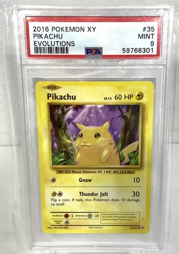 2016 Pokemon XY Evolutions Pikachu #35 Mint PSA 9 | eBay