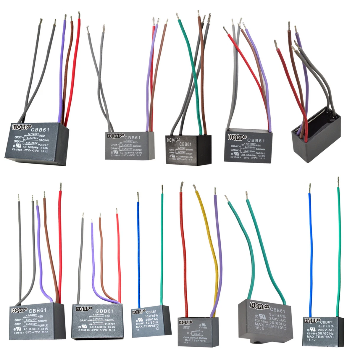 5 Wire Ceiling Fan Capacitor C61 | Shelly Lighting