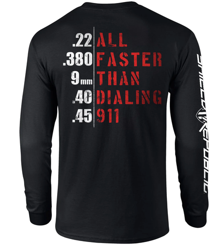NWT Shield Republic Mens Large Long Sleeve Black Shirt All Faster - 2XL ...