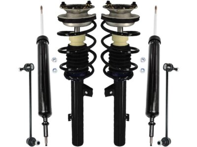 For BMW 335i Shock Strut Coil Spring Sway Bar Link Kit Detroit Axle ...