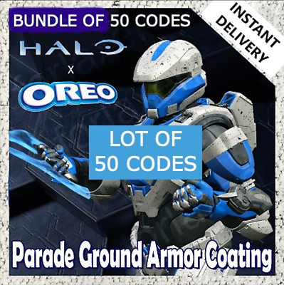 Halo Infinite Parade Ground *LOT OF 50 CODES* OREO Armour Skin Xbox ...