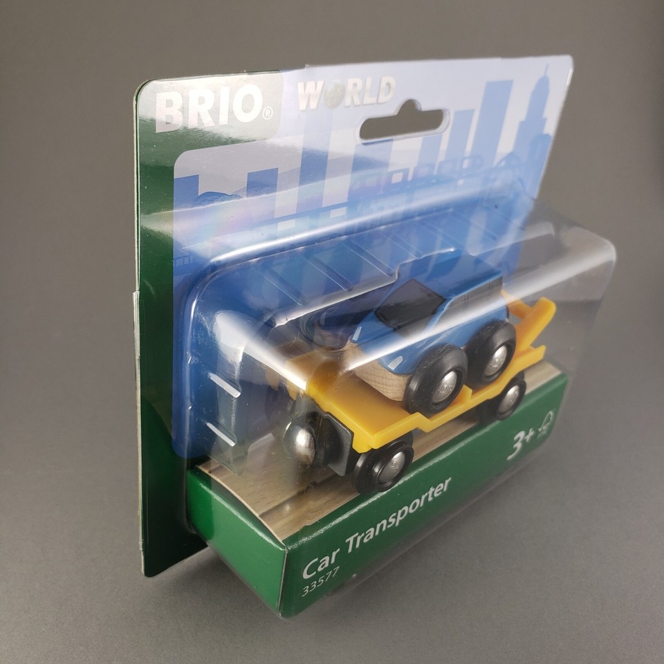 BRIO WORLD Car Transporter 33577 Vehicle Carrier Series Train System ...