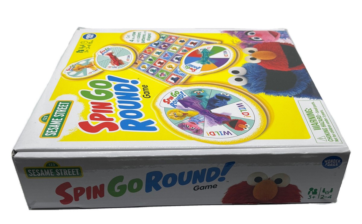 Wonder Forge Sesame Street Spin Go Round! Game☁️ Mergulhe nas vantagens ...