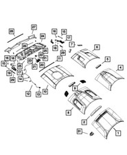 Genuine Mopar Bezel Kit 68307692AA for sale online | eBay