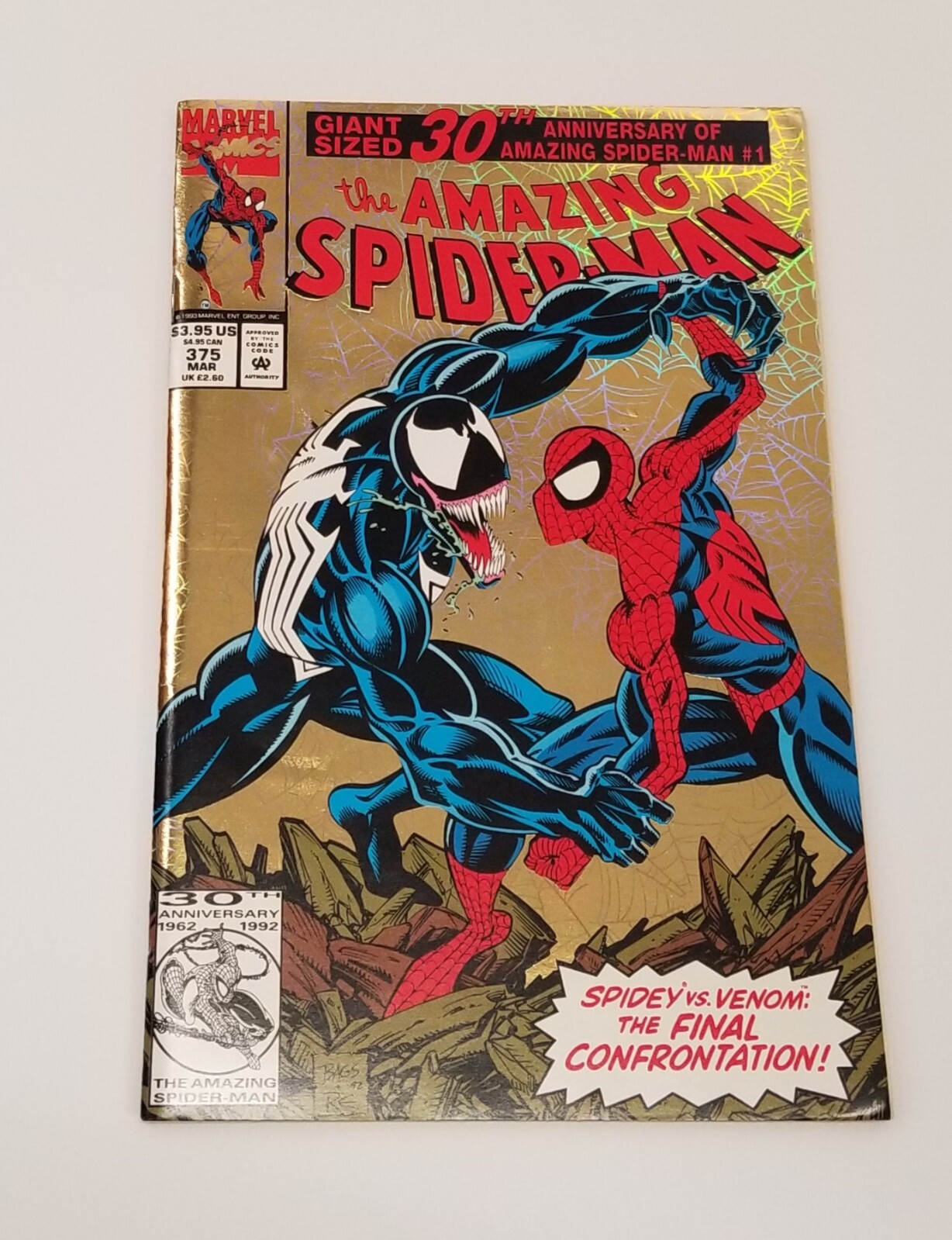 Amazing Spider-Man #375- Venom 1st Appearance of Anne Weying (She-Venom ...