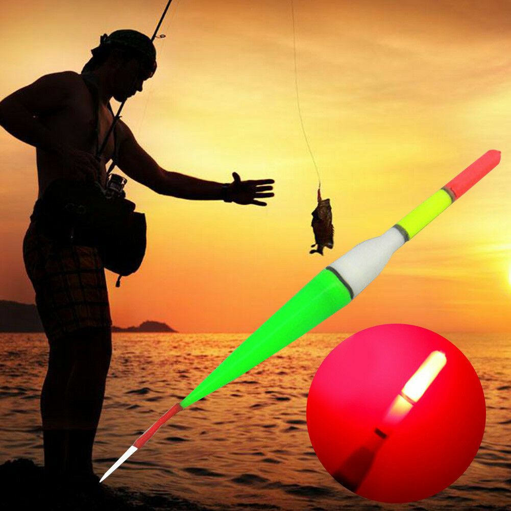 10pcs Electronic Luminous LED Light Bobber Night Fishing Fishing Float ...