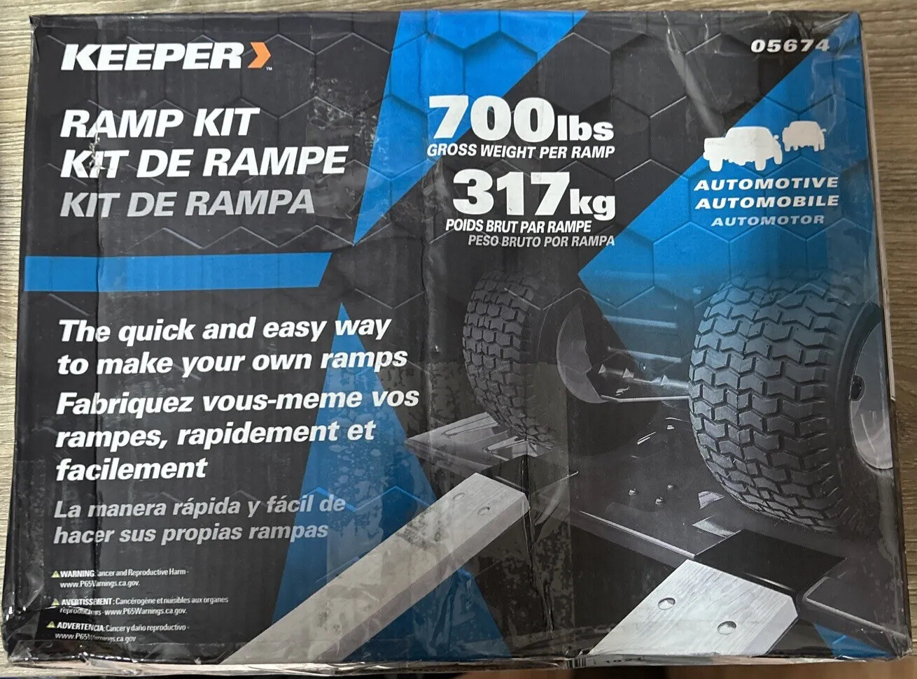 Keeper Tractor Mower Ramp Kit 700 LB Rating per Ramp | eBay