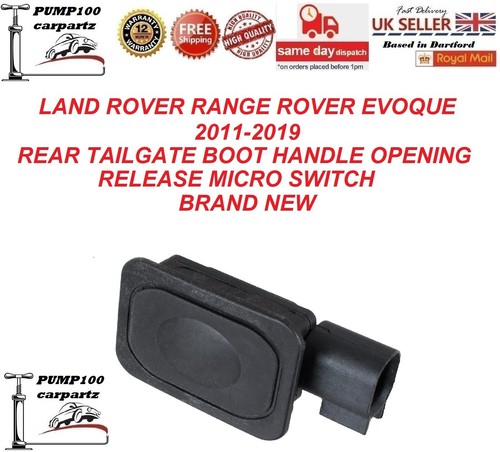 FOR LAND ROVER RANGE ROVER EVOQUE TAILGATE BOOT OPENING RELEASE MICRO ...