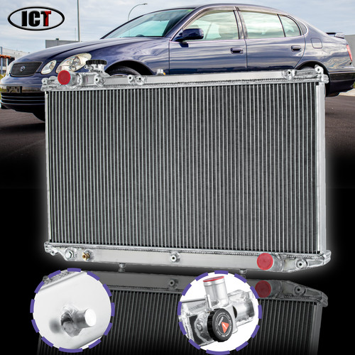 3 Row Aluminum Radiator For LEXUS GS300/TOYOTA ARISTO JZS147 2JZ-GE 3.0 ...