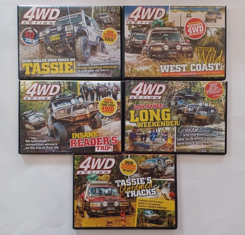 Australian 4WD Action DVD Bundle 222, 224, 228, 230 & 233 VGC Free ...