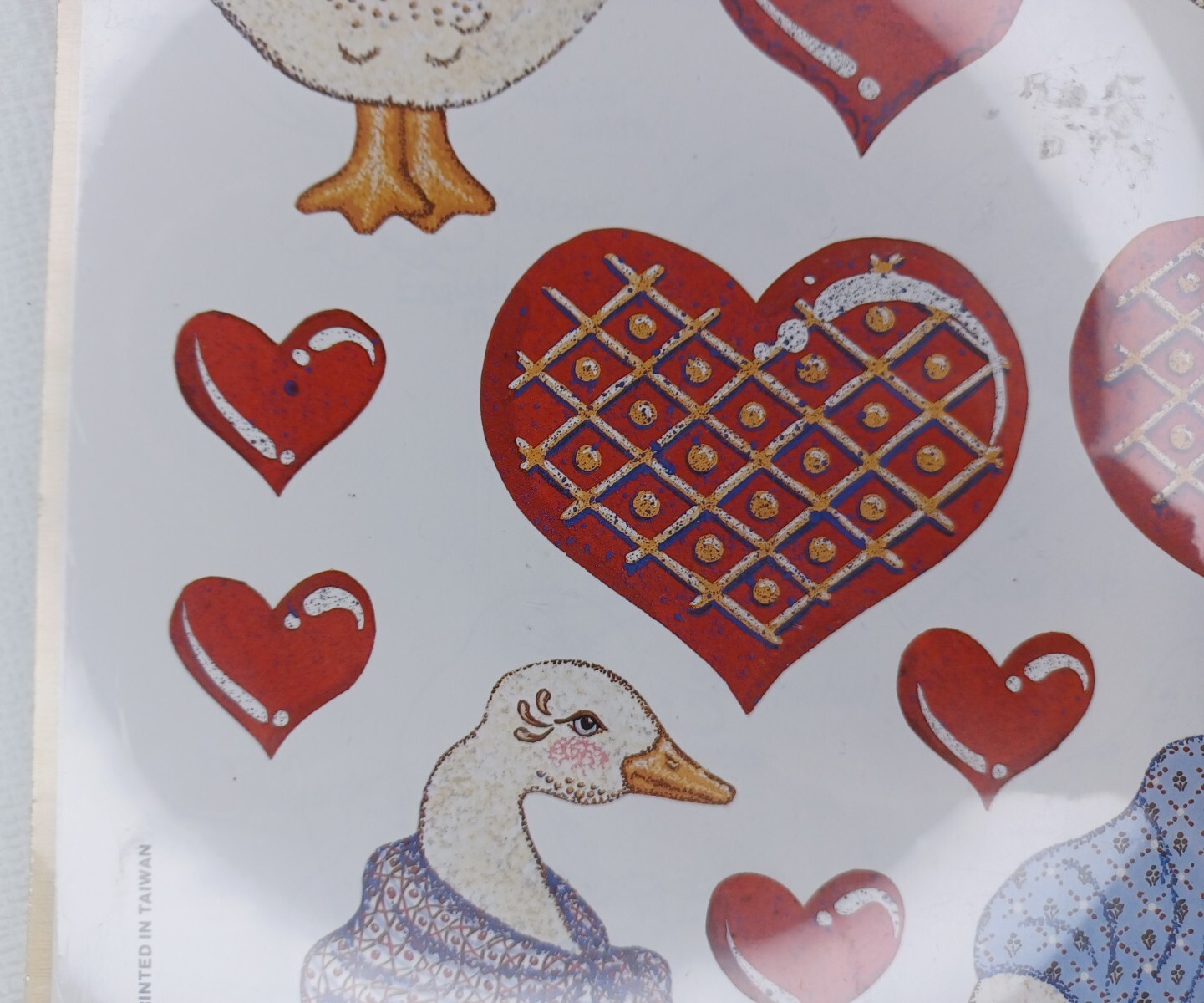 Plaid Enterprises Folk Art Geese Cut & Paste Wood Cut Outs New Vintage ...