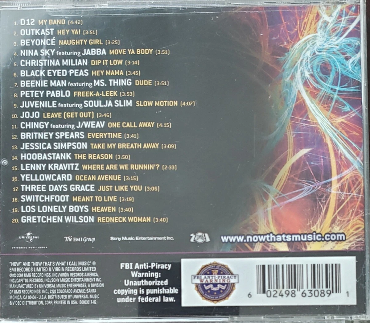 Now Thats What I Call Music 16