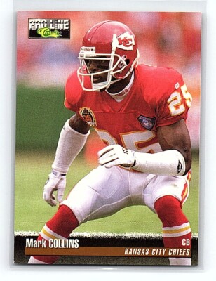 1995 Classic Pro Line Mark Collins Kansas City Chiefs #24 | eBay
