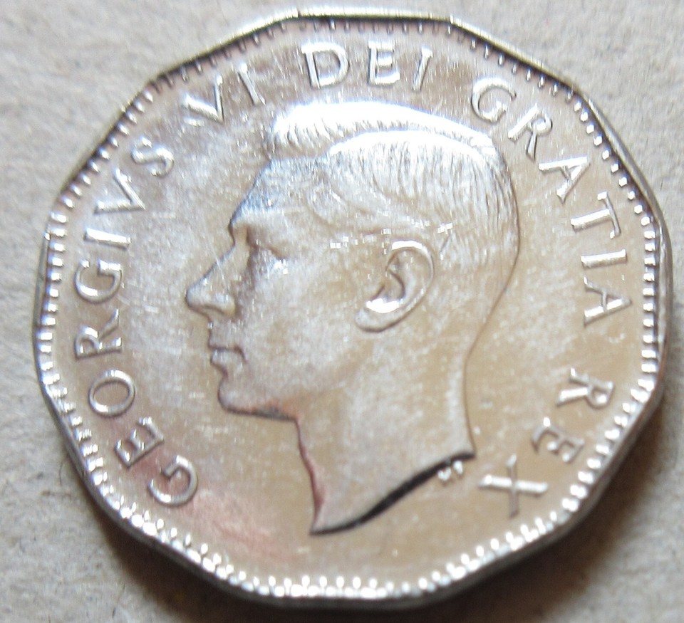 1952 Canada Five Cents Coin. UNC Nickel 5 cents 5c (RP) | eBay