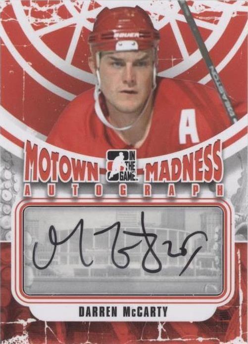 2012-13 In the Game Motown Madness - Autographs Darren McCarty #A-DMC ...