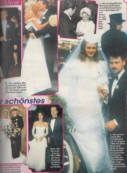 Frau Aktuell Nicole,Stefanie Hertel,Peter Falk,Steffi Graf,Horst ...