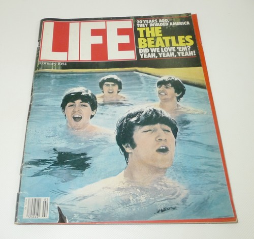 LIFE Magazine 1984 USA Illustrierte THE BEATLES Front Page 20th US ...