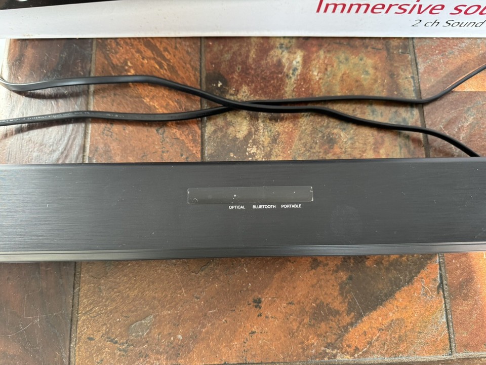 LG LAS260B 100 Watt 2 Channel Bluetooth Sound Bar, Excellent, Open Box ...