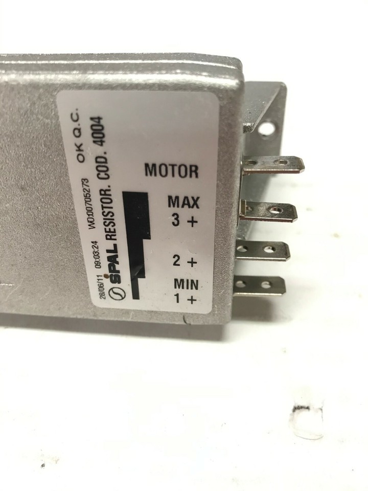 Spal Dual Wheel Blower Motor Resistor 4004 12volt | eBay