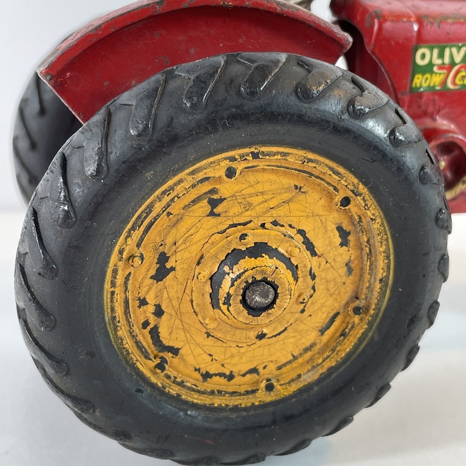 ANTIQUE 1930s ARCADE CAST IRON TOY OLIVER 70 ROW CROP FARM TRACTOR 30s ...