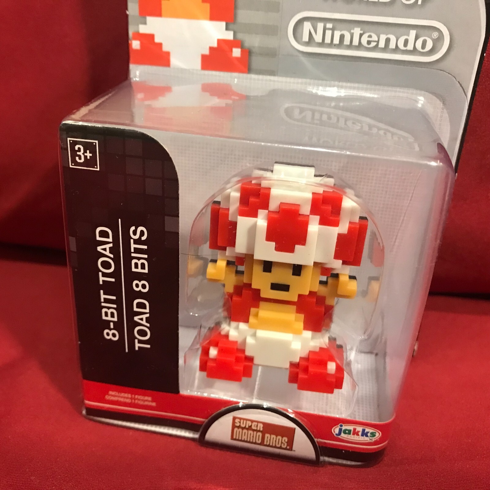 World of Nintendo 2.5" 8-BIT TOAD FIGURE Series 2-5 *NEW* Super Mario ...