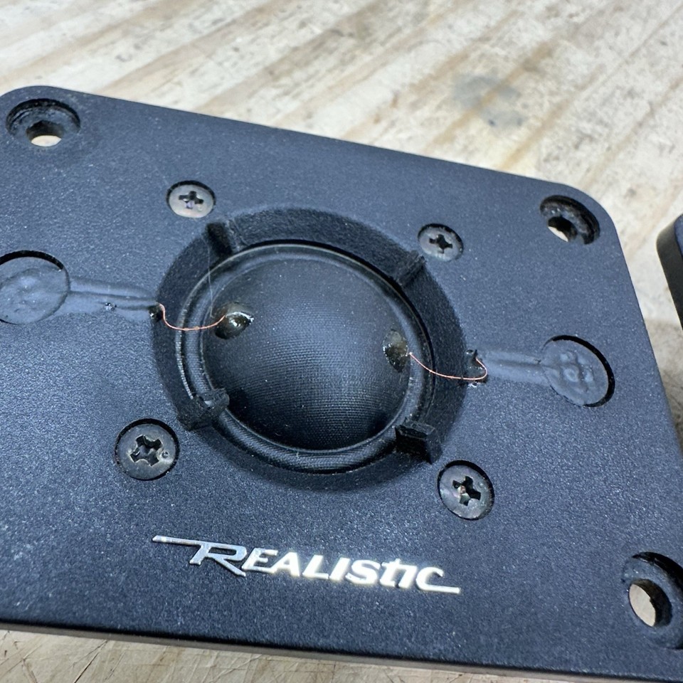 Lot of Two Radio Shack Soft Dome Tweeter Speakers - Cat. No. 40-1283 ...