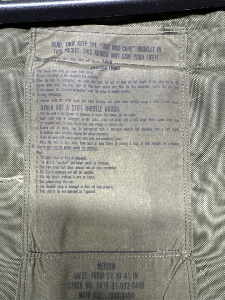 Vintage USMC Army BDU Camouflage Fragmentation Flak Body Armor Vest ...