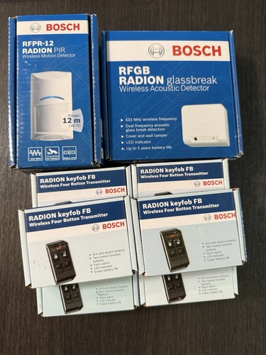 Bosch Radion Lot Of 12 Pieces Key Fob Glassbreak Wireless Motion ...