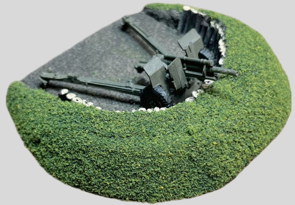 1:72 Scale Military Diorama Gun Position Terrain Accessory Militaria ...